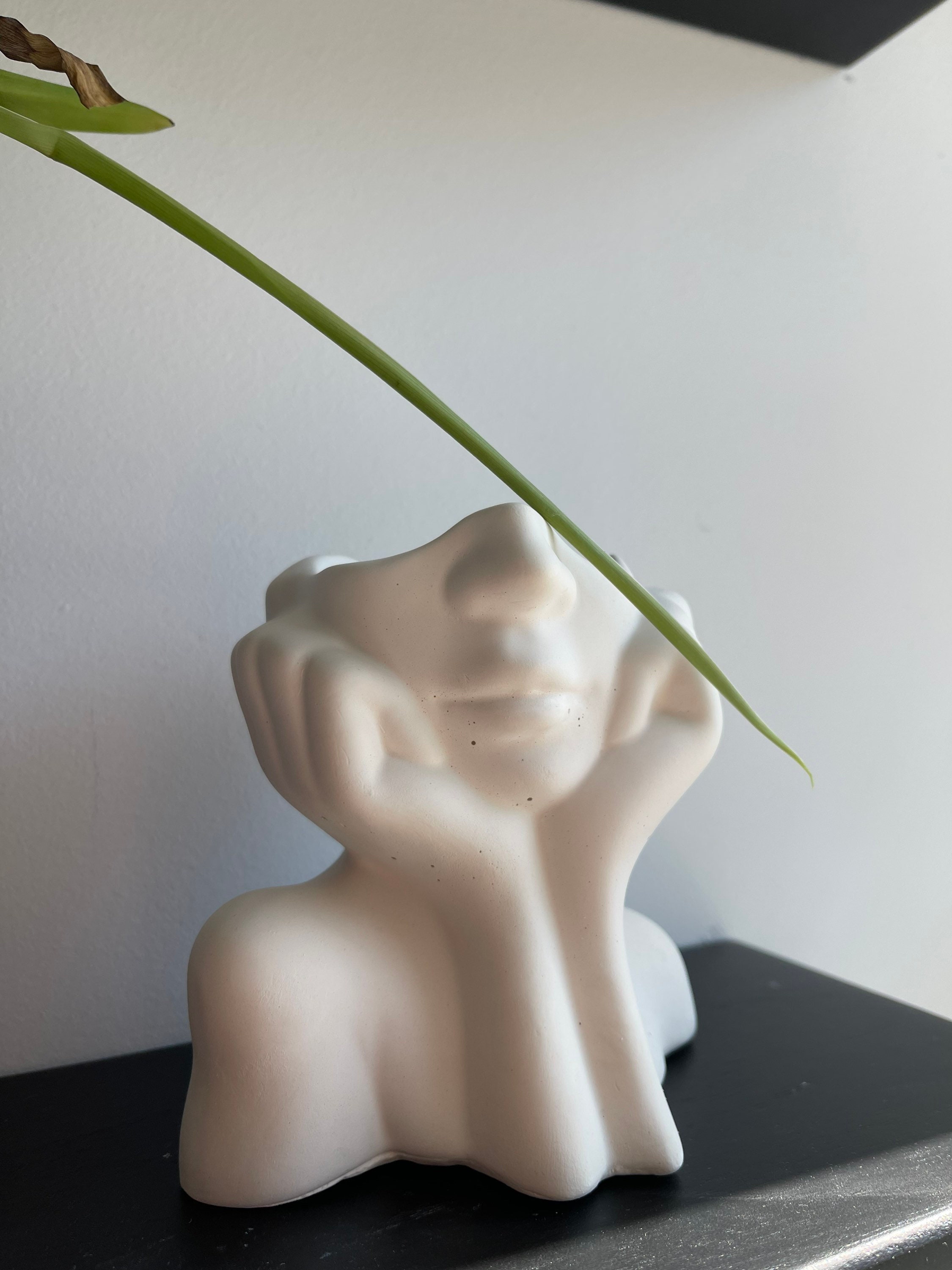 Face Vase Lady Head Vase Modern Vase Minimalist Pot - Etsy