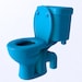 Toilet Stl File / Printable Stl File for 3d Printers, Home Decoration ...