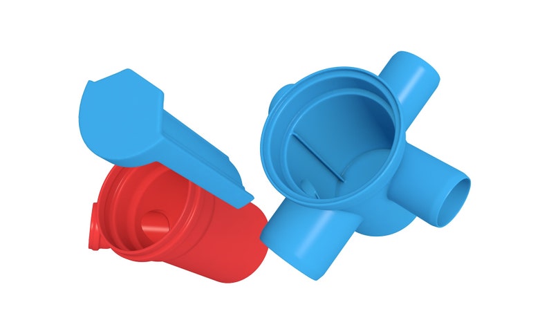 Pipe Connection File / Printable Stl File Foprinters, Pipe Pipeline ...