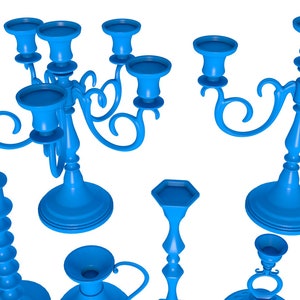 Antique Candlestick Stl File / Printable Stl File for 3d Printers ...