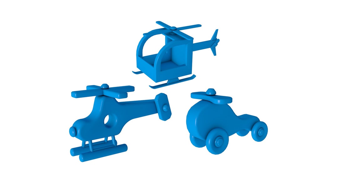 Helicopter Toy Stl File / Printable Rock Stl File for 3d Printers ...