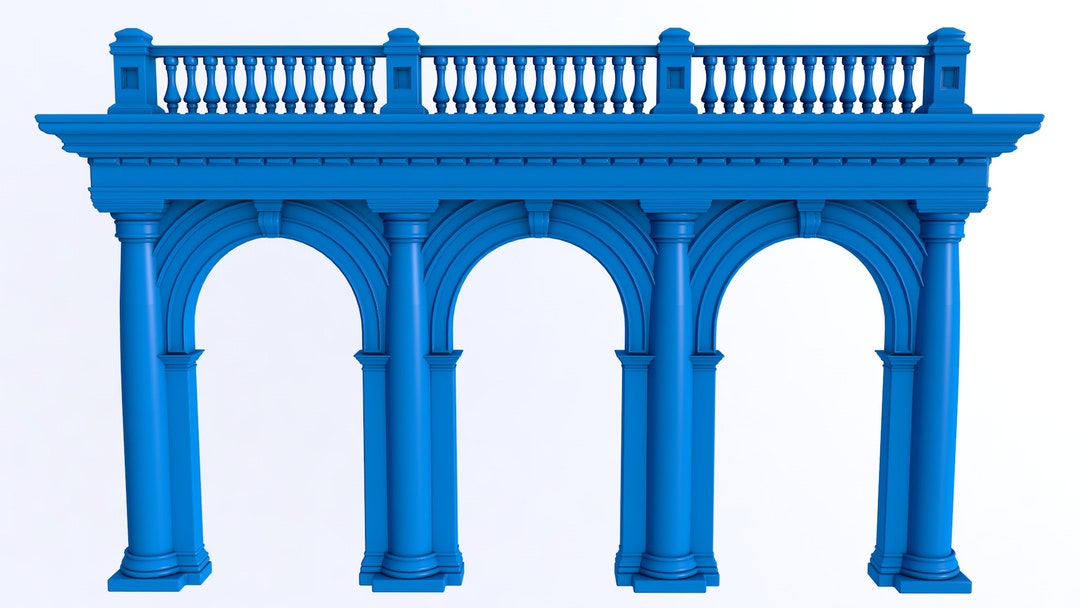 Classic Arched Doorway Stl File / Printable Stl File for 3d Printers ...