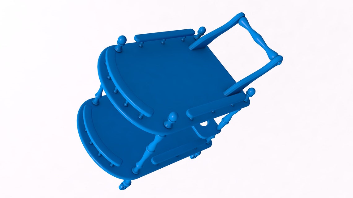 Wooden Serving Trolley Stl File / Printable Stl File for 3d - Etsy