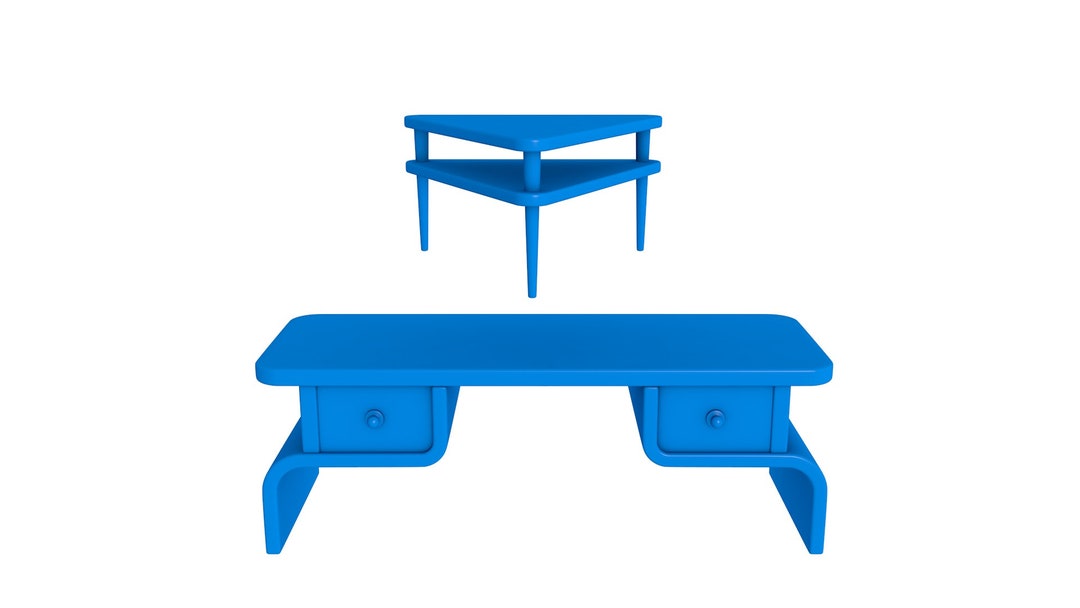 Table Stl File / Printable Table Stl File for 3d Printers, Coffee Table ...