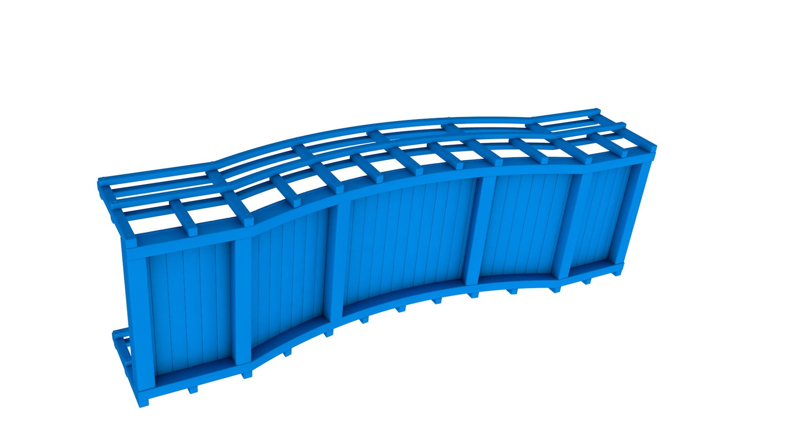 Wooden Bridge File / Printable Stl File for 3d Printers, Plastic Bridge ...