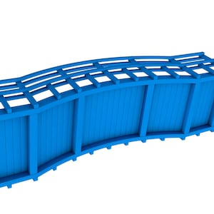 Wooden Bridge File / Printable Stl File for 3d Printers, Plastic Bridge ...