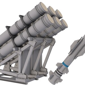 Launch System and Missile Stl File / Printable Stl File for 3d Printers ...