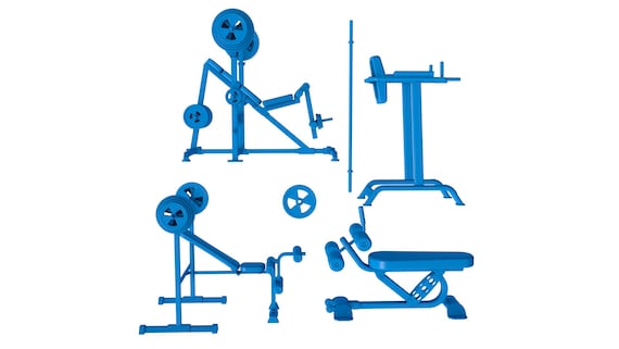 Press Bench Barbell Stl File / Printable Stl File for 3d - Etsy