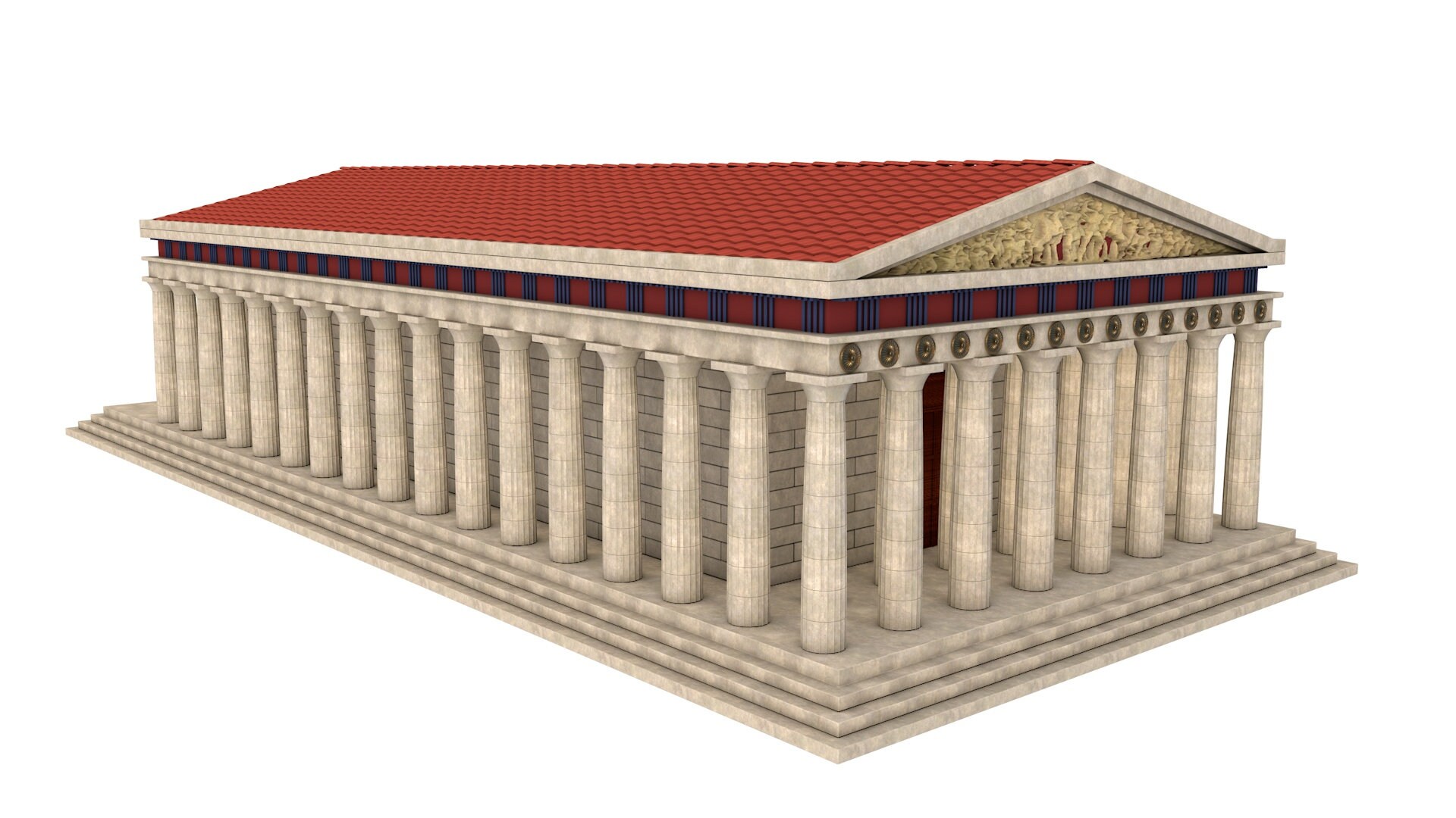 Building Parthenon Greek Temple Stl File / Printable Stl File - Etsy ...