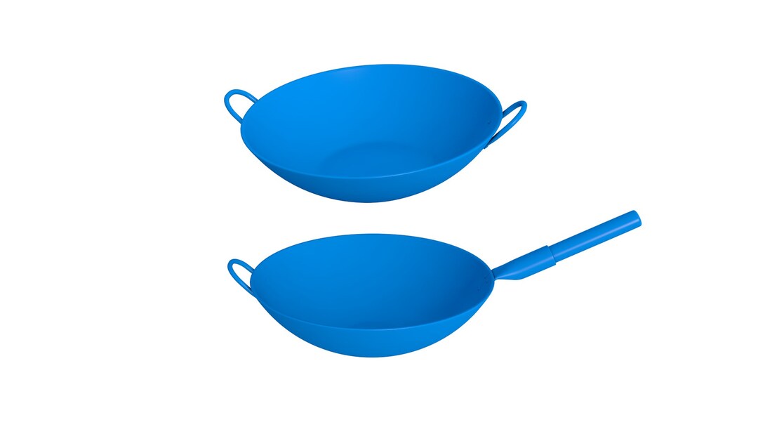 Steel Wok Stl File / Printable Stl File for 3d Printers, Wok Printer ...