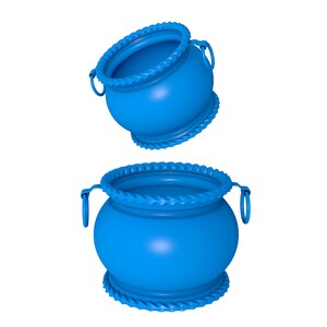 Cauldron Stl File / Printable Stl File for 3d Printers, Hollow 3D ...