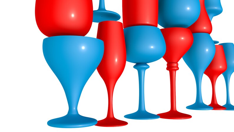 Glass Collection Stl File / Printable Stl File for 3d Printers, Glass ...