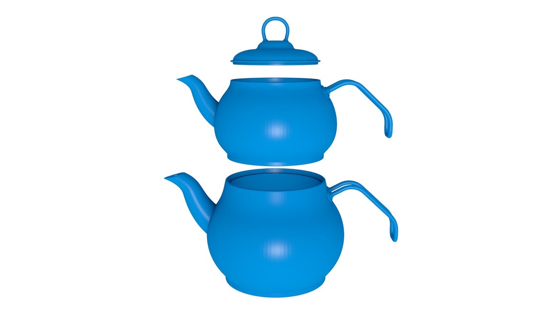 Tea Set Stl File / Printable Stl File for 3d Printers, Classic Coffee ...