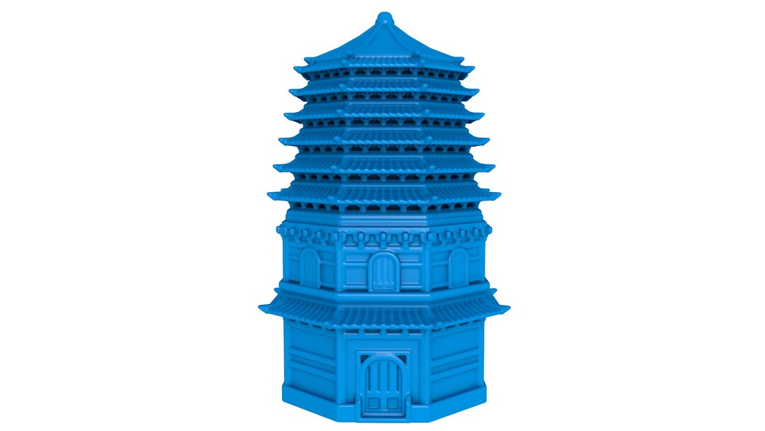 Chinese Pagoda Stl File / Printable Stl File for 3d Printers, Home ...