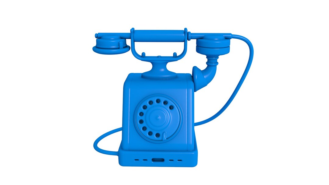 Retro Telephone Stl File / Rotary Phones Printers / Upright Telephone ...