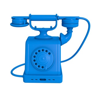 Retro Telephone Stl File / Rotary Phones Printers / Upright Telephone ...