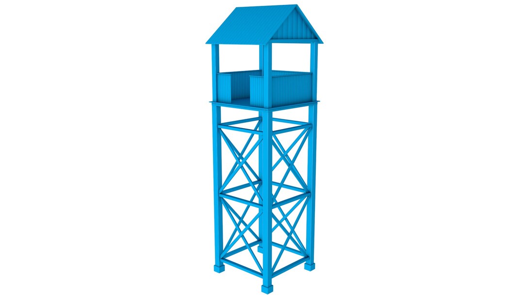 Guard Tower Stl File / Printable Stl File Foprinters, Building Stl File ...