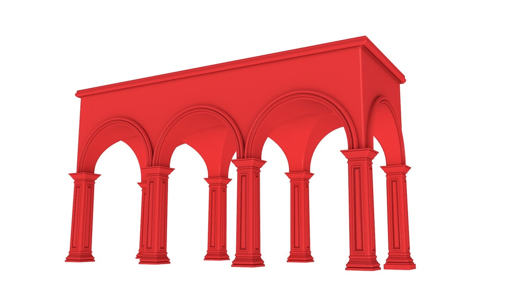 Arched Vaulted Stl File / Printable Stl File for 3d Printers ...