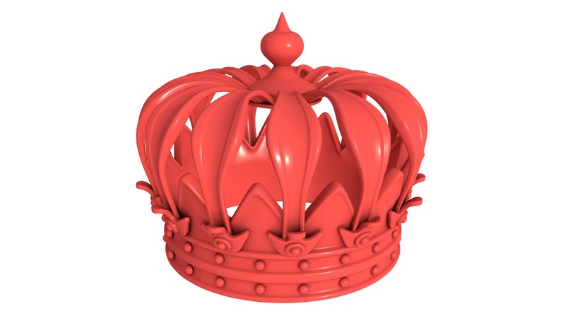 Gold Crown Stl File / Printable Stl File for 3d Printers Home | Etsy