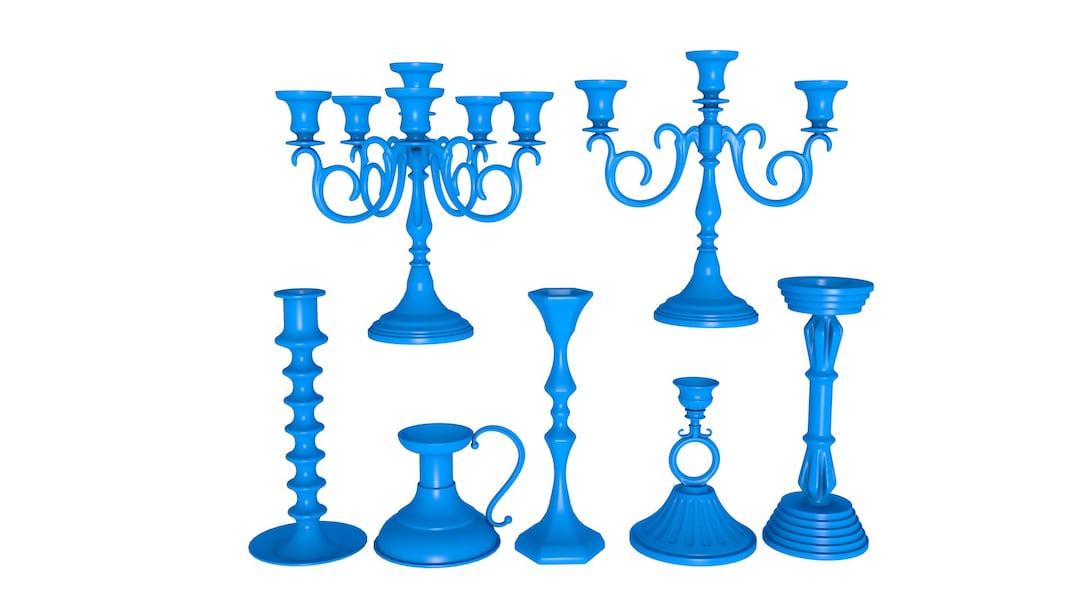 Antique Candlestick Stl File / Printable Stl File for 3d Printers ...