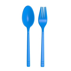 Forks Spoons Stl File / Printable Flatware Set Stl File,printer , Forks ...