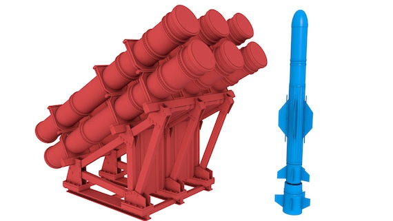 Launch System and Missile Stl File / Printable Stl File for 3d | Etsy