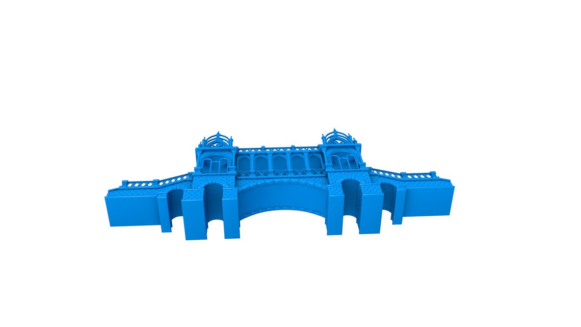 Gothic Bridge Stl File / Printable Stl File for 3d Printers, Plastic ...
