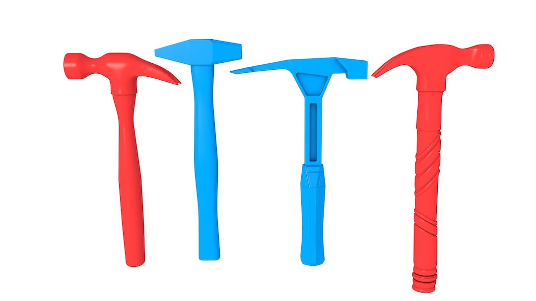 Hammer Stl File / Printable Stl File Foprinters, Claw Hammer, Household ...