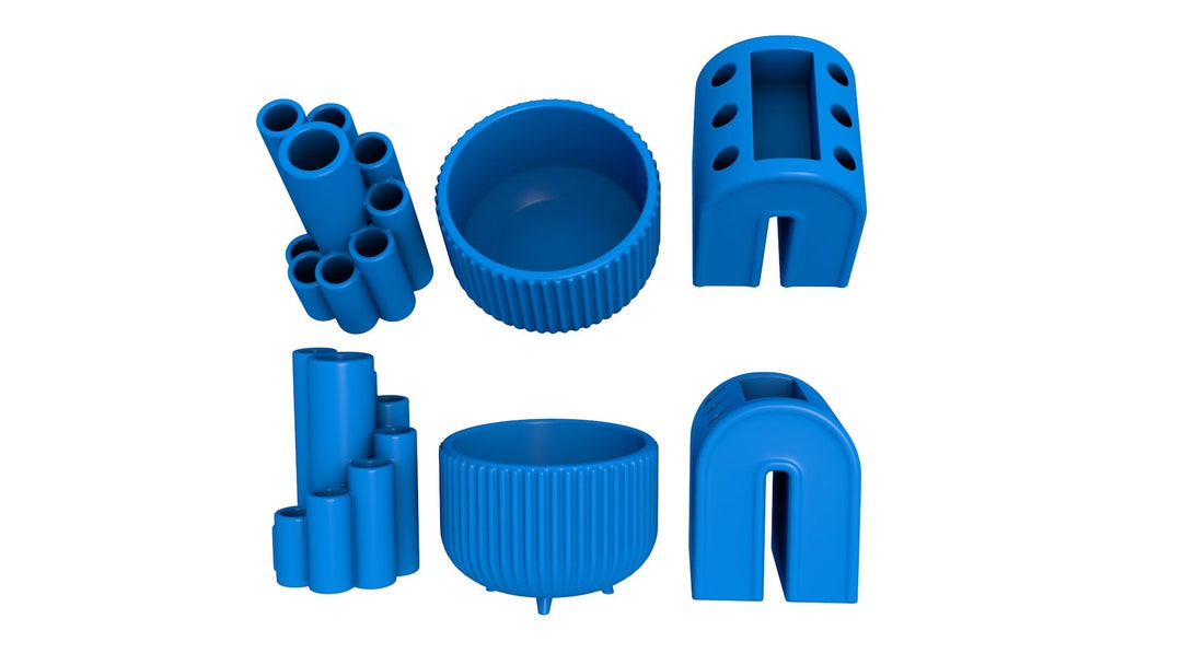 Office Orgazinator Stl File / Pen Holder Printer/desk Pen Organizer Stl ...