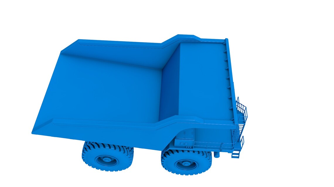 Dump Truck Stl File / Printable Stl File for 3d Printers, Mining Dump ...