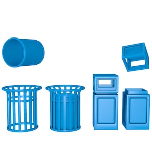 Trash Can Stl File / Printable Rock Stl File for 3d Printers,outdoor ...