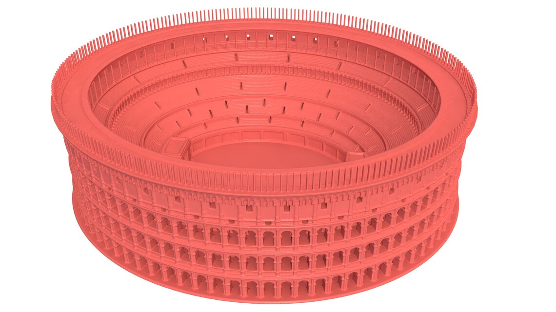 Building Roman Colosseum Stl File / Printable Colosseum Stl File for 3d ...