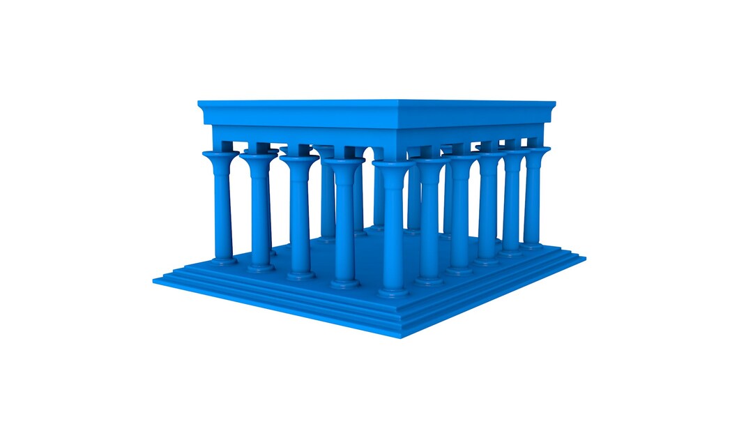 Ancient Egyptian Building Stl File / Stl File for 3d Printers, Ancient ...