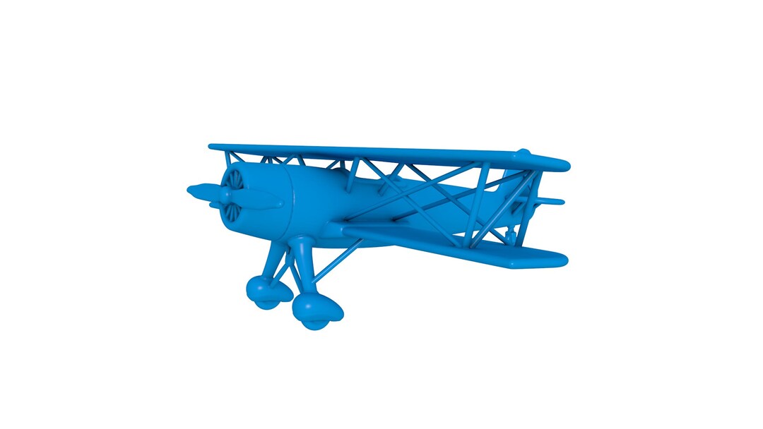 Biplane Airplane Stl File / Printable Stl File Foprinters, Airplane ...