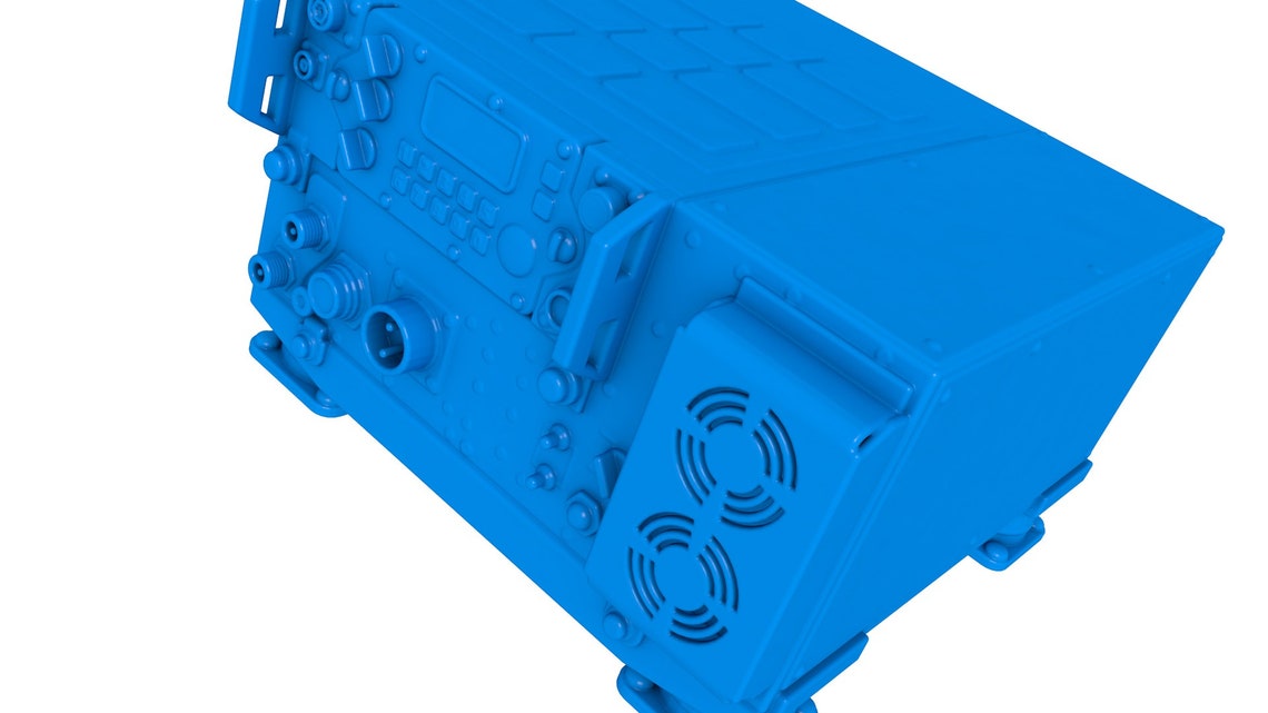 Tactical Radio Stl File /tactical Radio Printer/ Military Radio Stl ...
