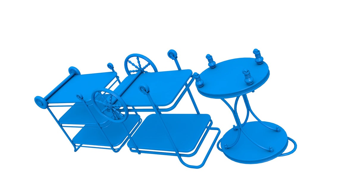 Serving Trolley Stl File / Printable Stl File for 3d, Trolley Printer ...