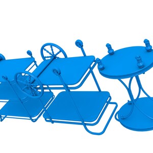 Serving Trolley Stl File / Printable Stl File for 3d, Trolley Printer ...