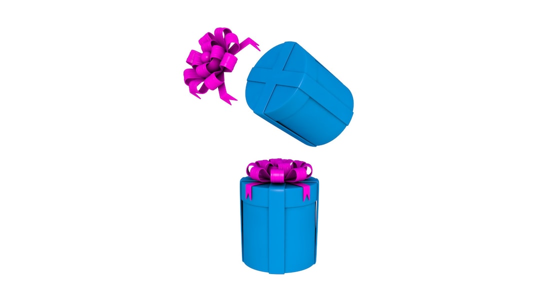 Gift Box Stl File / Printable Stl File for 3d Printers, Gift Box Stl ...