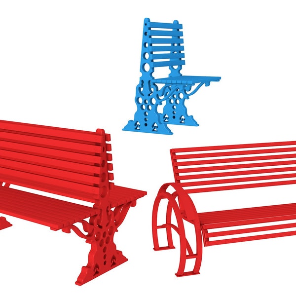 Park Bench Pattern - Etsy