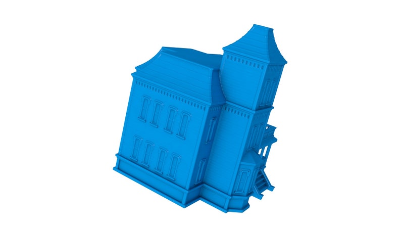 House Victorian Stl File / Printable Stl File - Etsy