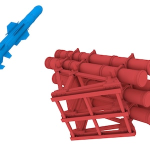 Launch System and Missile Stl File / Printable Stl File for 3d Printers ...