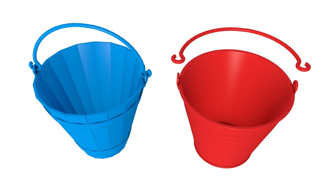 Bucket Stl File / Printable Stl File Foprinters Galvanized - Etsy