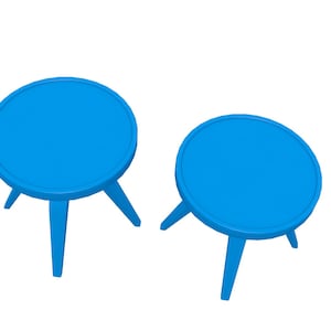 Stool Chair Stl File / Printable Stl File for 3d Printers, Home ...