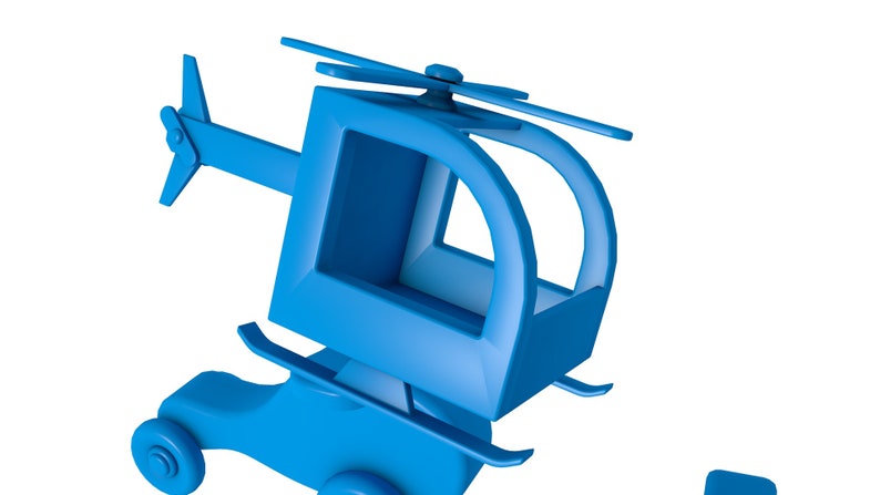 Helicopter Toy Stl File / Printable Rock Stl File for 3d - Etsy