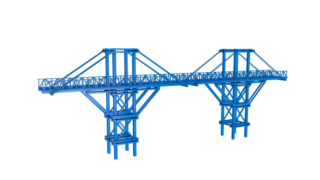 Wooden Bridge File / Printable Stl File for 3d Printers, Plastic Bridge ...