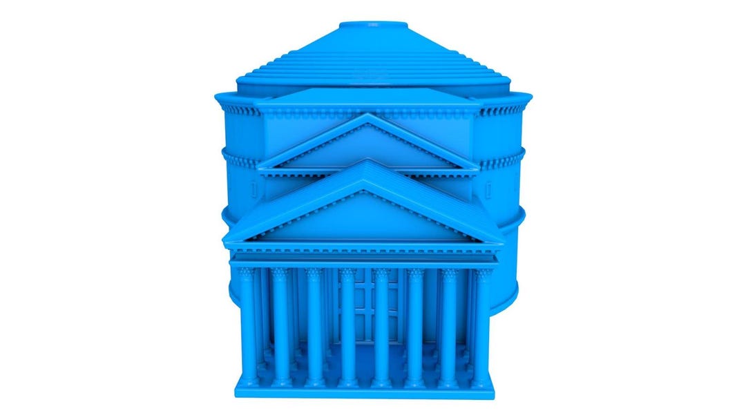 Classical Roman Pantheon Building Stl File / Printable Stl File ...