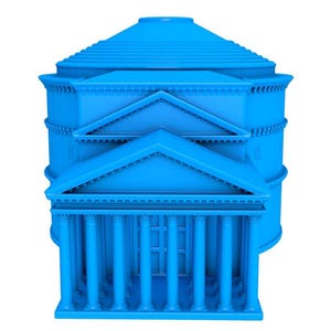 Classical Roman Pantheon Building Stl File / Printable Stl File ...