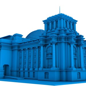 Reichstag Building Stl File / Printable Stl File Foprinters, Building ...