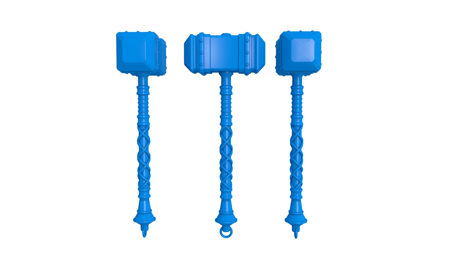 Battle Hammer Stl File / Printable Stl File Foprinters, Hammer Stl File ...