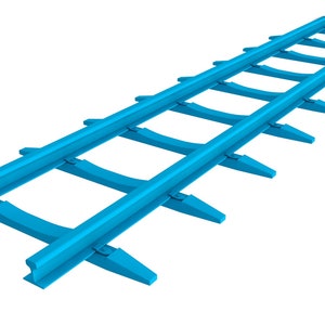 Railway Tracks Stl File / Printable Railway Stl File for 3d Printers ...